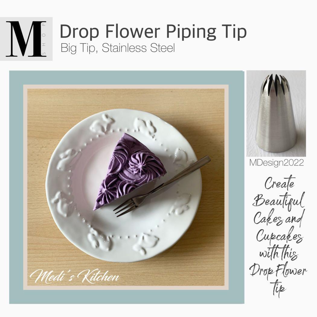 Drop Flower Piping Tip, Furniture & Home Living, Kitchenware ...