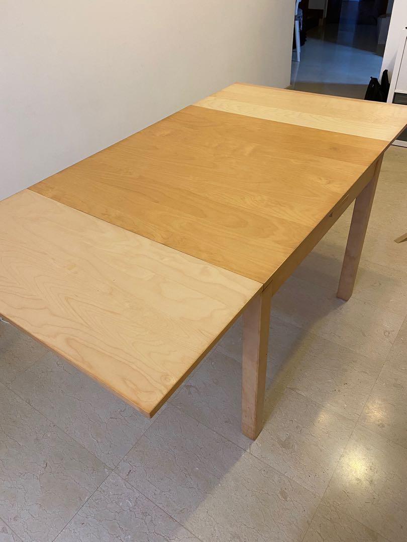 Free Expandable wooden table, Furniture & Home Living, Furniture ...