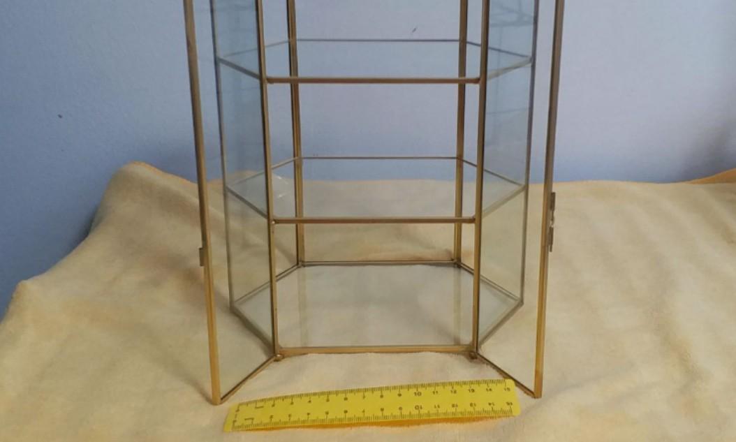 Gold Frame Glass Display, Furniture & Home Living, Home Decor, Other ...