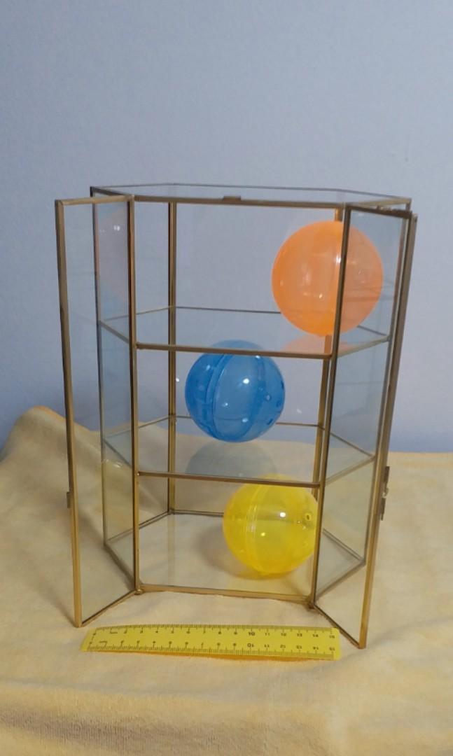 Gold Frame Glass Display, Furniture & Home Living, Home Decor, Other ...
