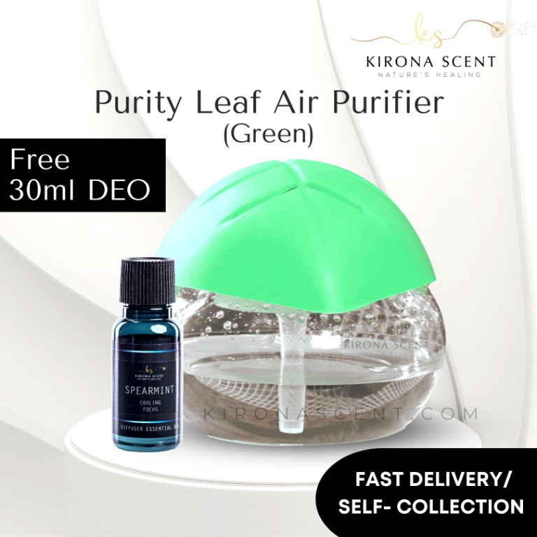 Green Purity Leaf Water Air Purifier l Air Revitalizor | Water Soluble ...