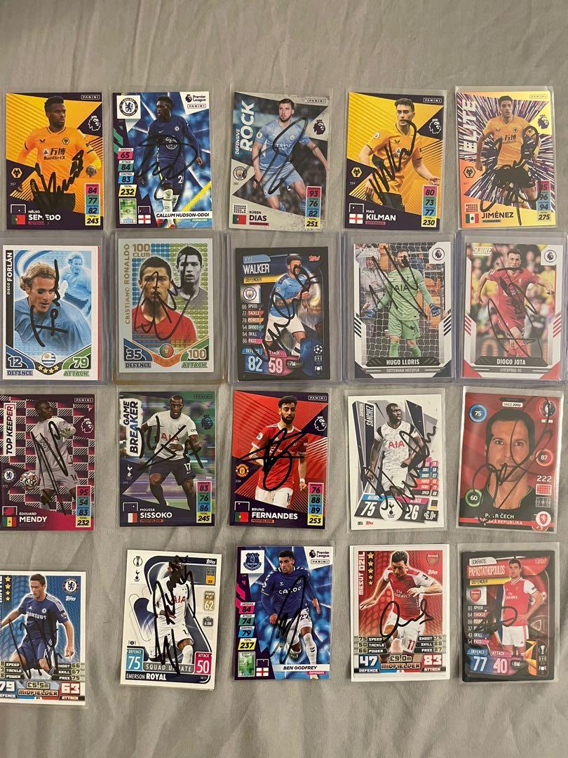 Hand signed football cards from your favourite players, Hobbies & Toys ...