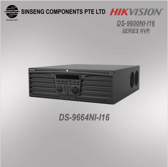 Hikvision 64CH NVR DS-9664NI-I16 RAID SERIES Network Video Recorder ...