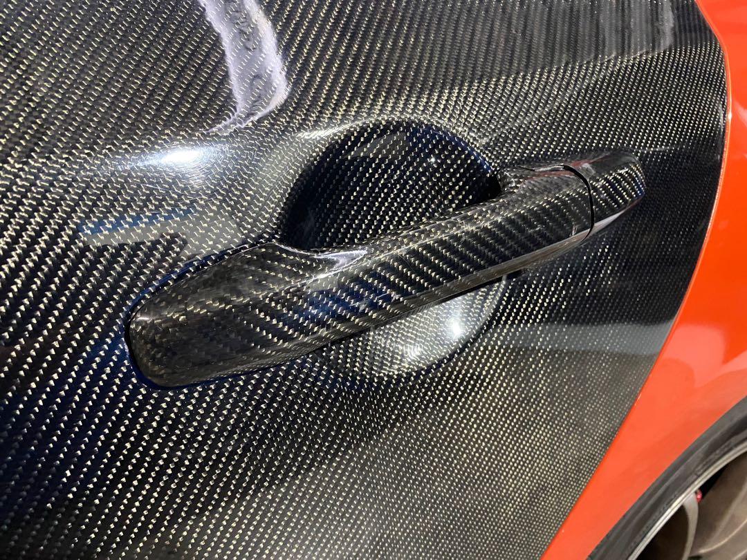 Honda Civic FD Carbon Fibre Door Overlay FD1 FD2 FD2R Type R FD3 FD4 ...