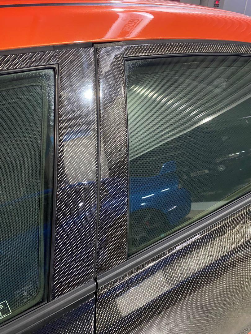 Honda Civic FD Carbon Fibre Door Overlay FD1 FD2 FD2R Type R FD3 FD4 ...