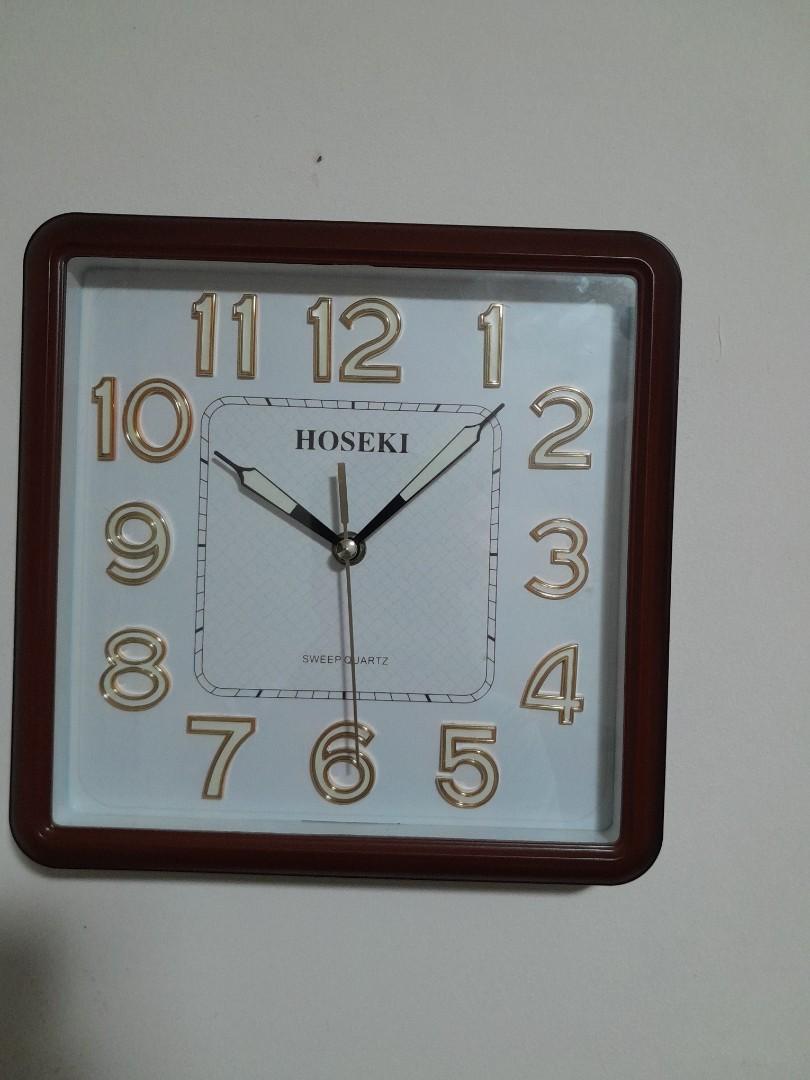Hoseki clock, Furniture & Home Living, Home Decor, Clocks on Carousell