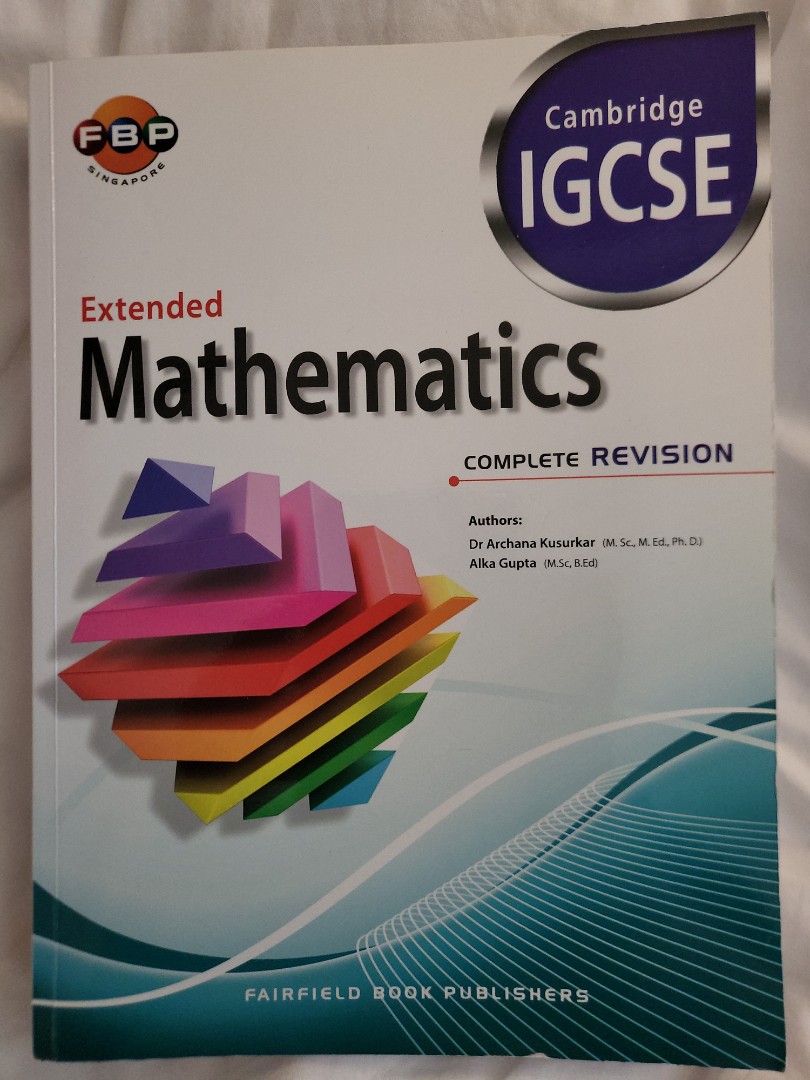 IGCSE Extended Mathematics Complete Revision 2016 Edition, Hobbies ...