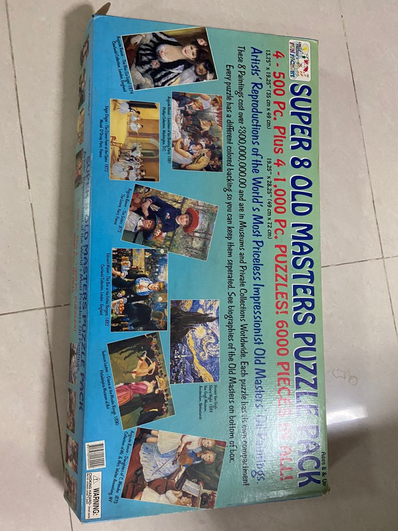 Jigsaw Puzzle Super 8 Old Masters, Hobbies & Toys, Toys & Games on ...