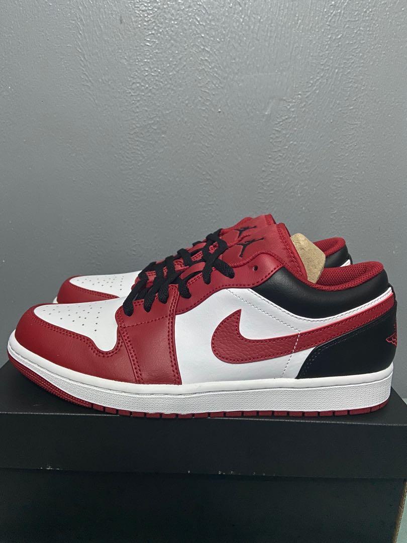 Jordan 1 Low Reverse Black Toe, Men's Fashion, Footwear, Sneakers on ...