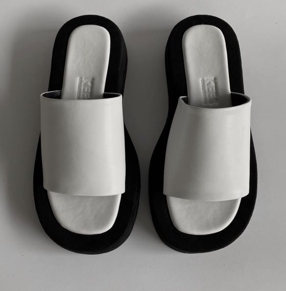 Kees Collection Malta Sandal White, Women's Fashion, Footwear, Slippers ...