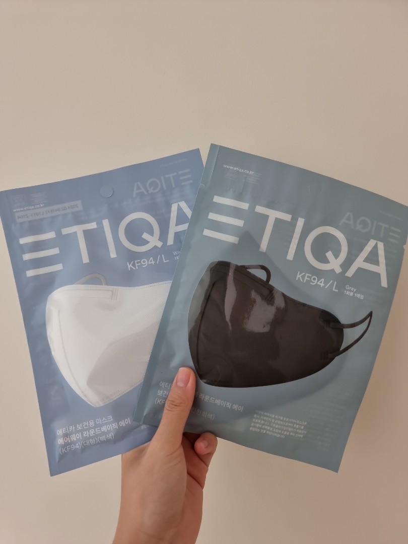 Korean Etiqa KF94 mask, Health & Nutrition, Face Masks & Face Shields ...