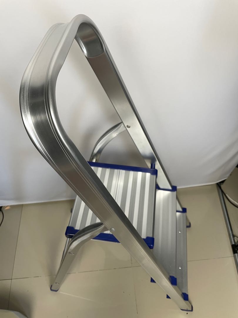 Kruger 3-Step Ladder, Aluminum, Light & Strong, Furniture & Home Living ...