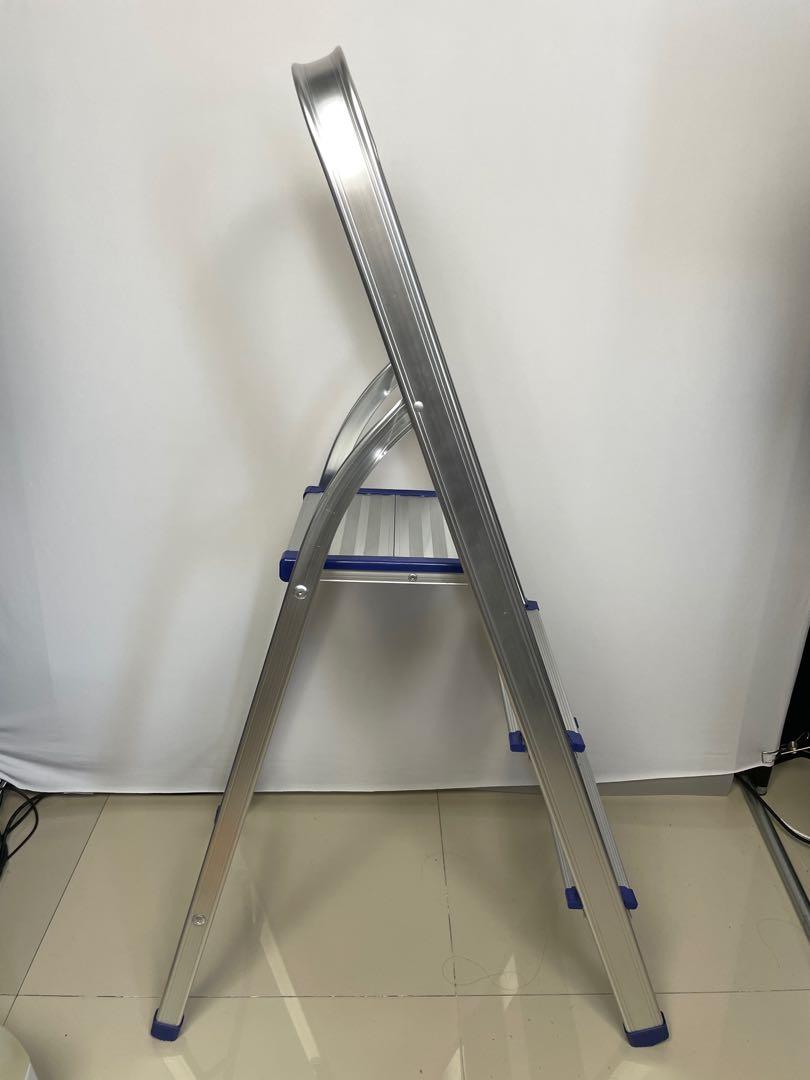 Kruger 3-Step Ladder, Aluminum, Light & Strong, Furniture & Home Living ...