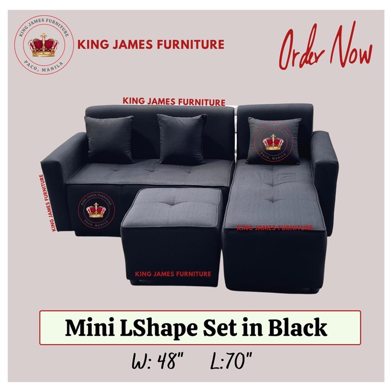 L Shape Sala Set, Furniture & Home Living, Furniture, Sofas on Carousell