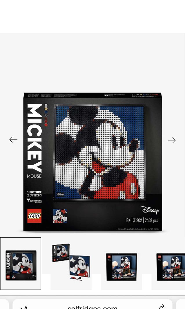 LEGO Art 31202 Disney's Mickey Mouse, Hobbies & Toys, Toys & Games on ...
