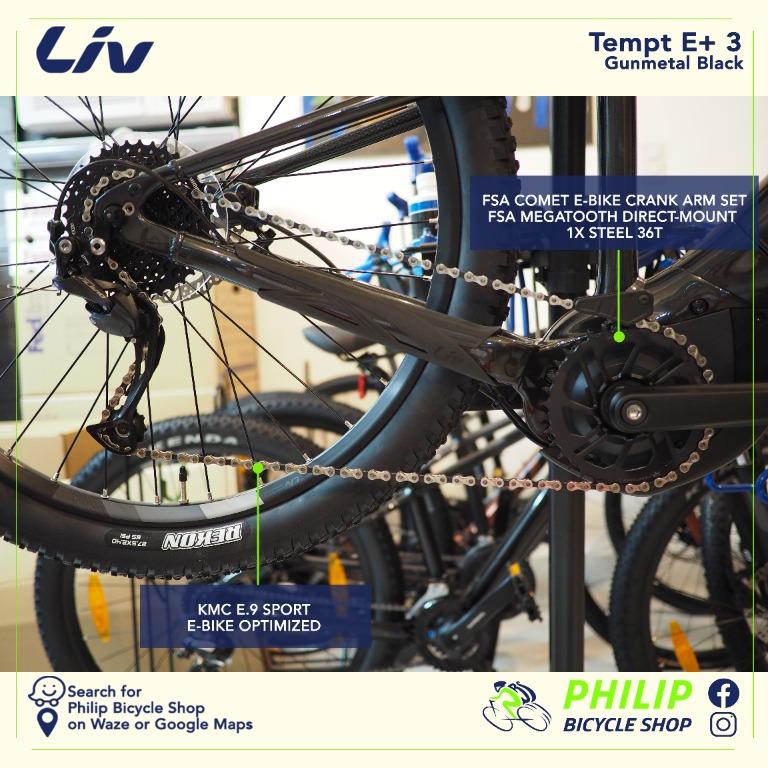 Liv Tempt E+ 3 Electric Mountain Bike (ebike), Sports Equipment ...