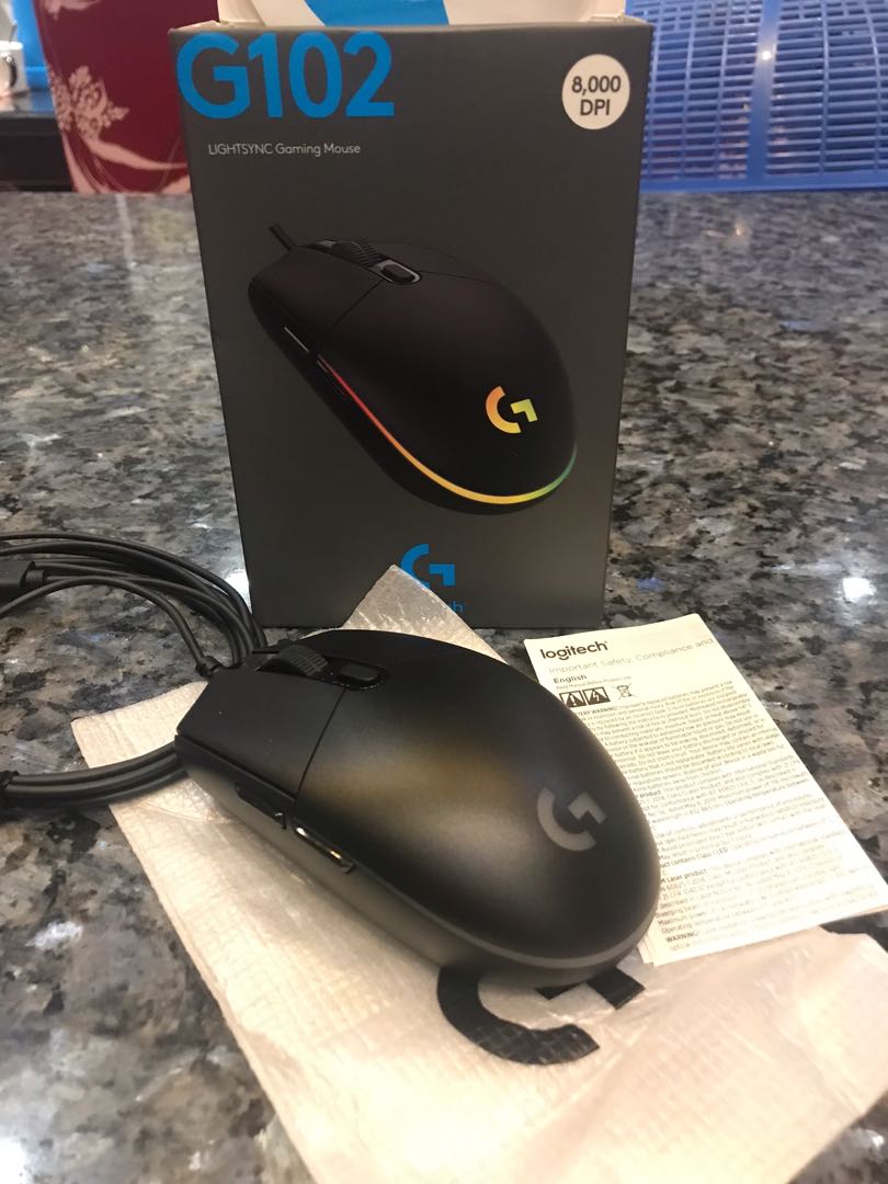 Logitech G102 Black Wired, Computers & Tech, Parts & Accessories, Mouse ...