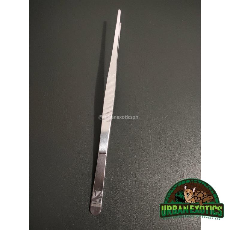 Long Metal Stainless Steel Tweezer Straight 30cm. (for Plants, Insects ...