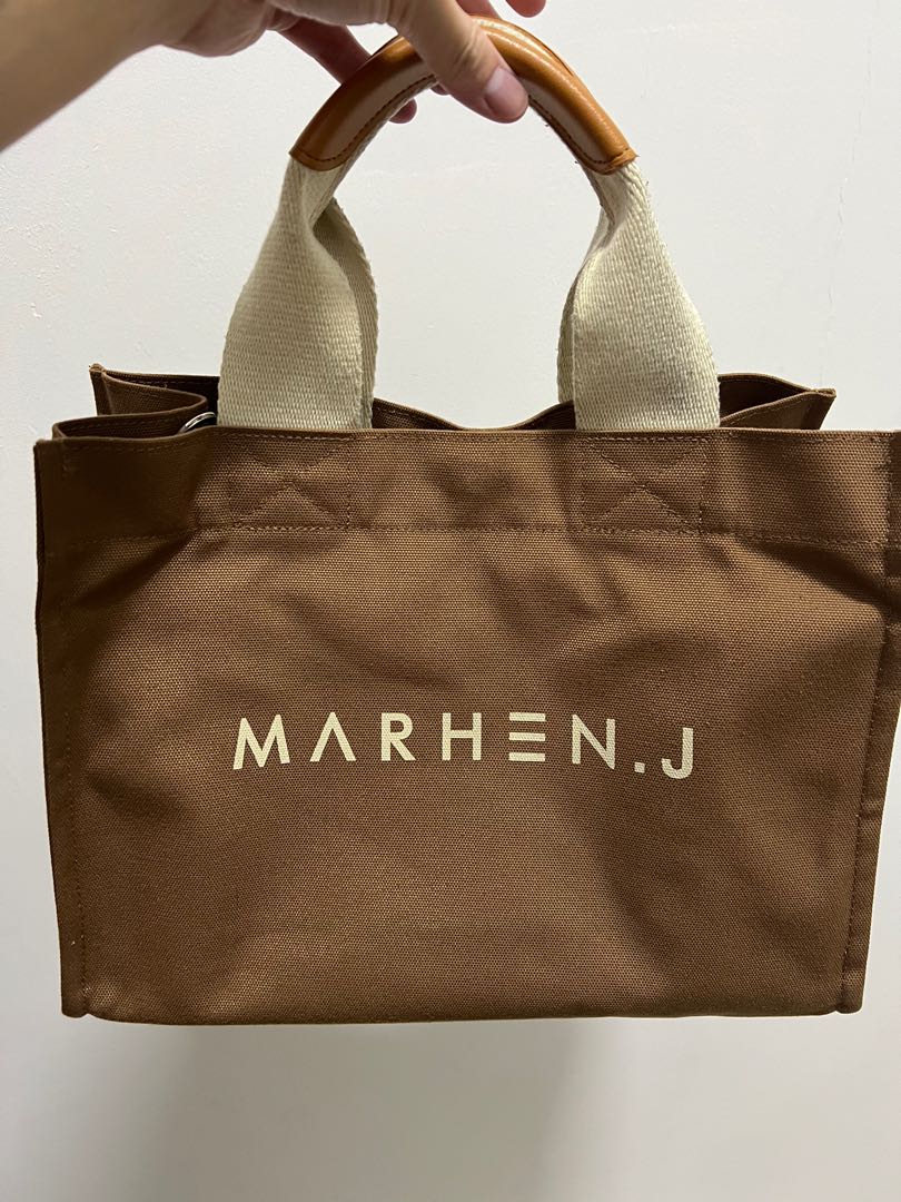Marhen J Rico Tote Bag in Camel Brown, Women's Fashion, Bags & Wallets ...