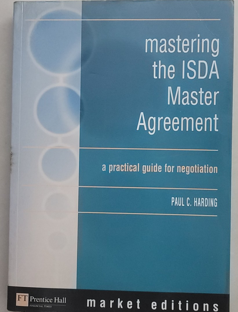 mastering the ISDA Master agreement, 興趣及遊戲, 書本 & 文具, 教科書 - Carousell