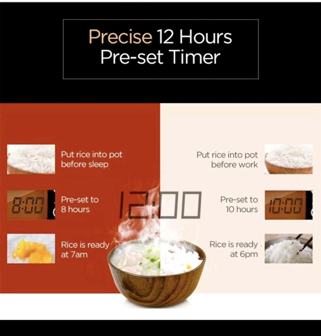 Midea 1.0L Digital Smart Fuzzy Logic Rice Cooker MMR3018, TV & Home ...