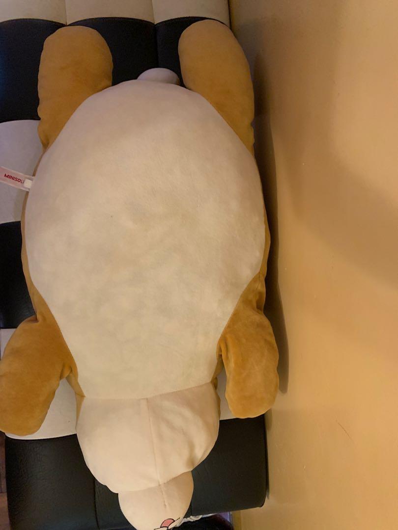 MINISO dog/fox plushie plush cute stuffed toy large , Hobbies & Toys ...