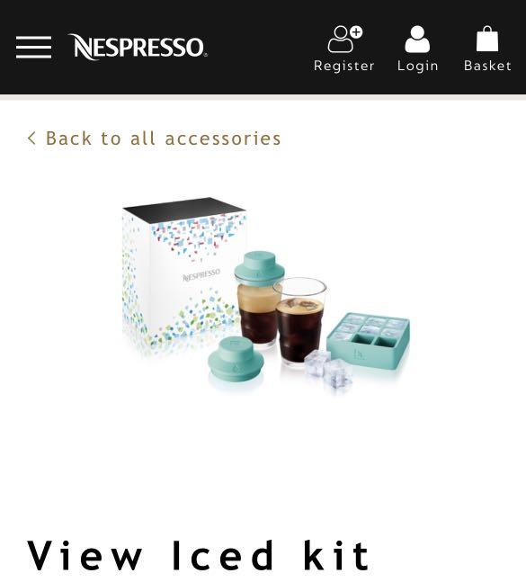 Nespresso View Iced Receipe Kit, Food & Drinks, Beverages on Carousell