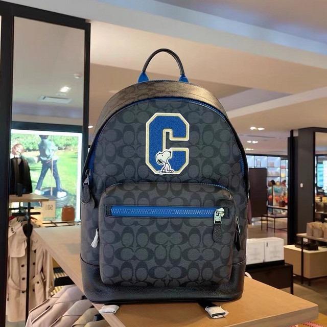 New Coach Original X PEANUTS WEST BACKPACK IN SIGNATURE CANVAS WITH ...