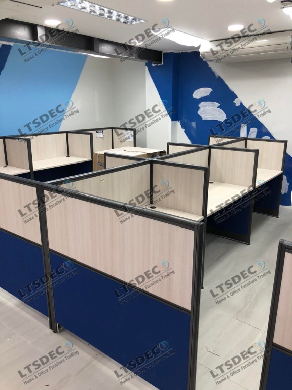 OFFICE PARTITION BPO WORKSTATION TABLE FURNITURE, Furniture & Home ...