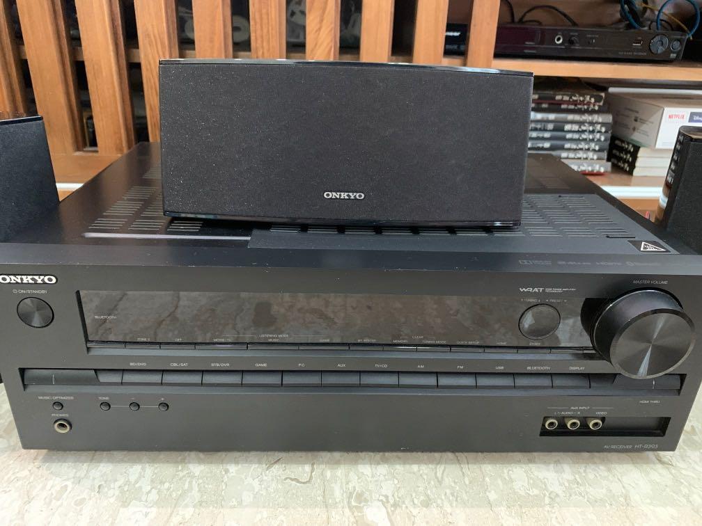 ONKYO AV Receiver HT-R393, Audio, Soundbars, Speakers & Amplifiers on Carousell