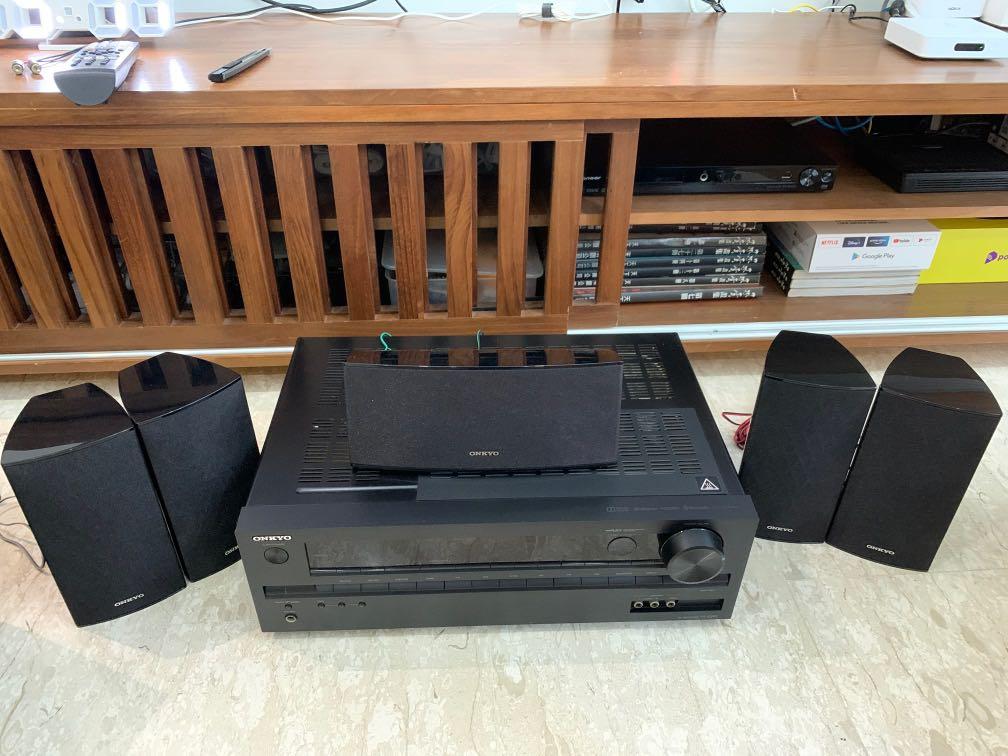 ONKYO AV Receiver HT-R393, Audio, Soundbars, Speakers & Amplifiers on Carousell