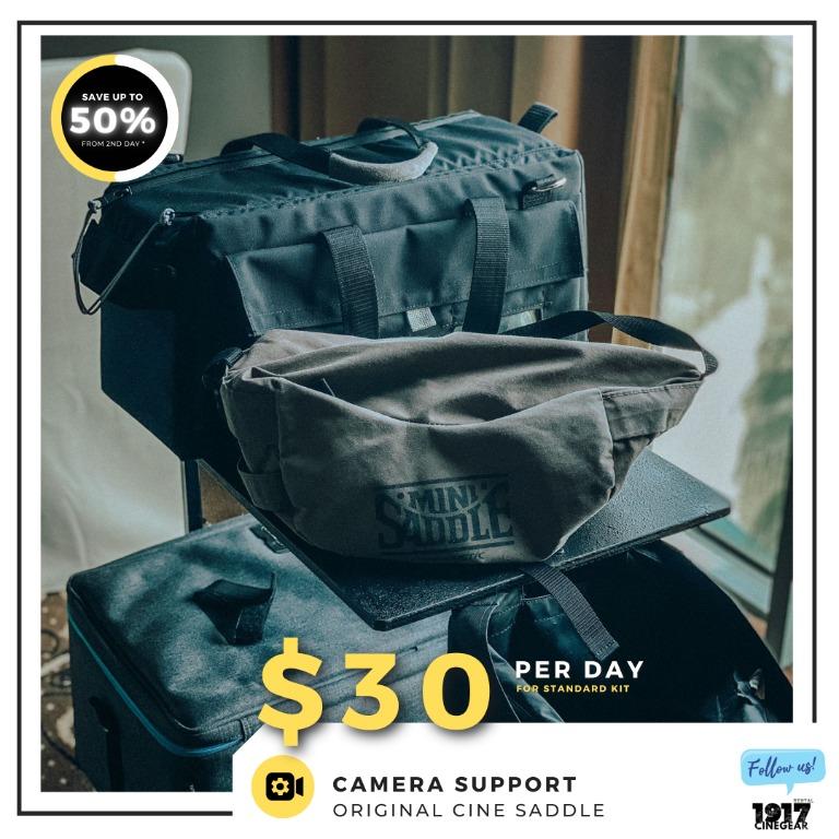 Original Cinesaddle Mini Saddle Camera Support System, Photography ...