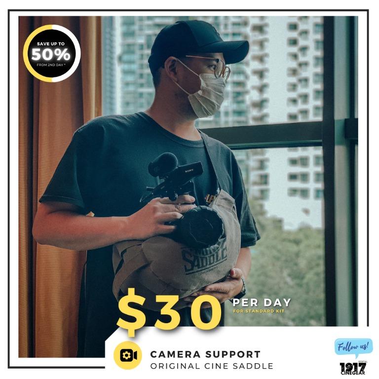 Original Cinesaddle Mini Saddle Camera Support System, Photography ...