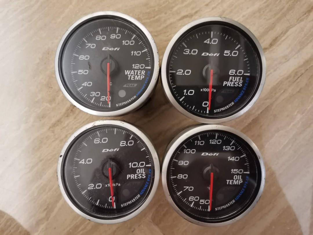 Original DEFI Gauge Meter, Car Accessories, Accessories on Carousell