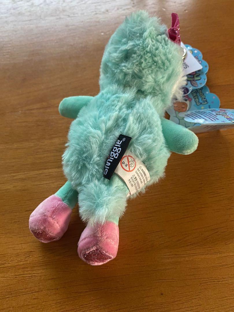 ORIGINAL SMIGGLE CUTE FLUFFY BABY PLUSH KEYCHAIN TOY | PASTEL GREEN ...