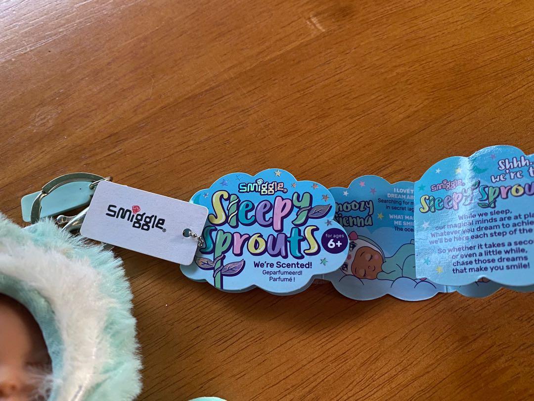 ORIGINAL SMIGGLE CUTE FLUFFY BABY PLUSH KEYCHAIN TOY | PASTEL GREEN ...