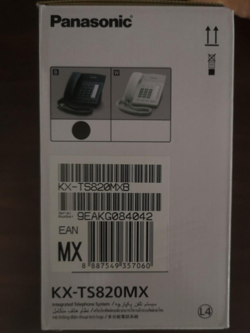 Panasonic KX-TS820MX Corded Landline Phone (Black), TV & Home ...