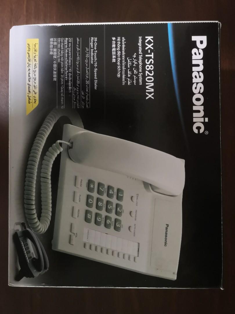 Panasonic KX-TS820MX Corded Landline Phone (Black), TV & Home ...