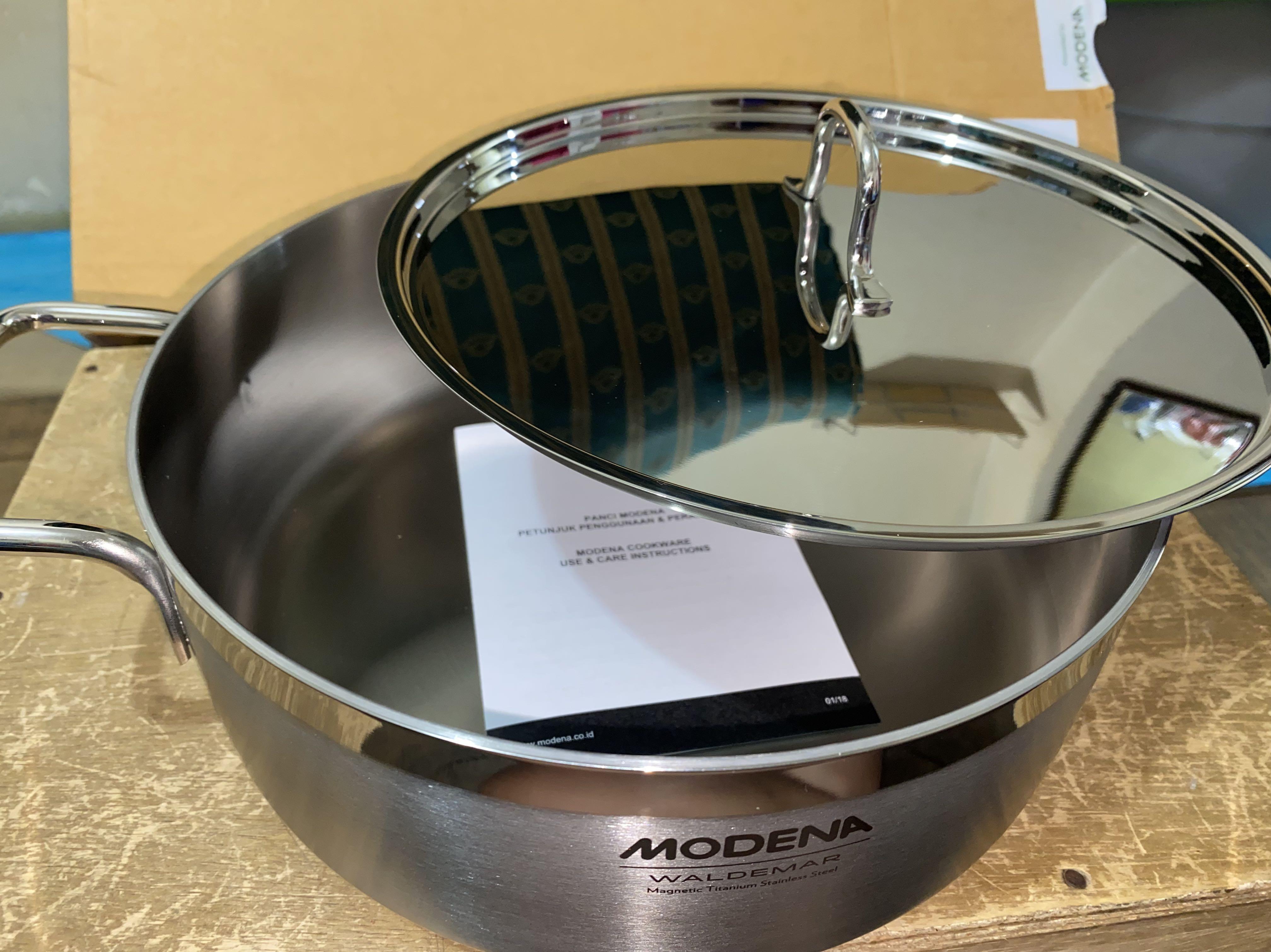 Panci Modena Sauteuse Pan #MauXiao, Kitchen & Appliances di Carousell