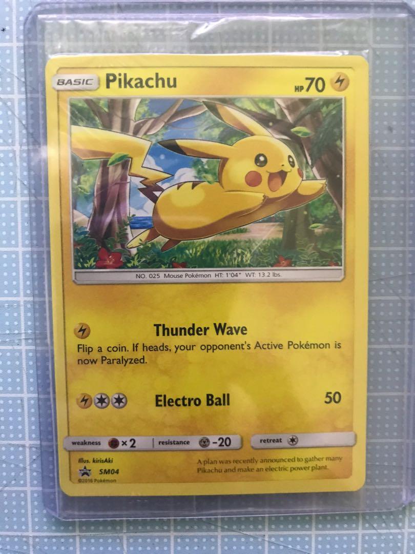 Pikachu Black Star Promo SM04 Sealed, Hobbies & Toys, Toys & Games on ...
