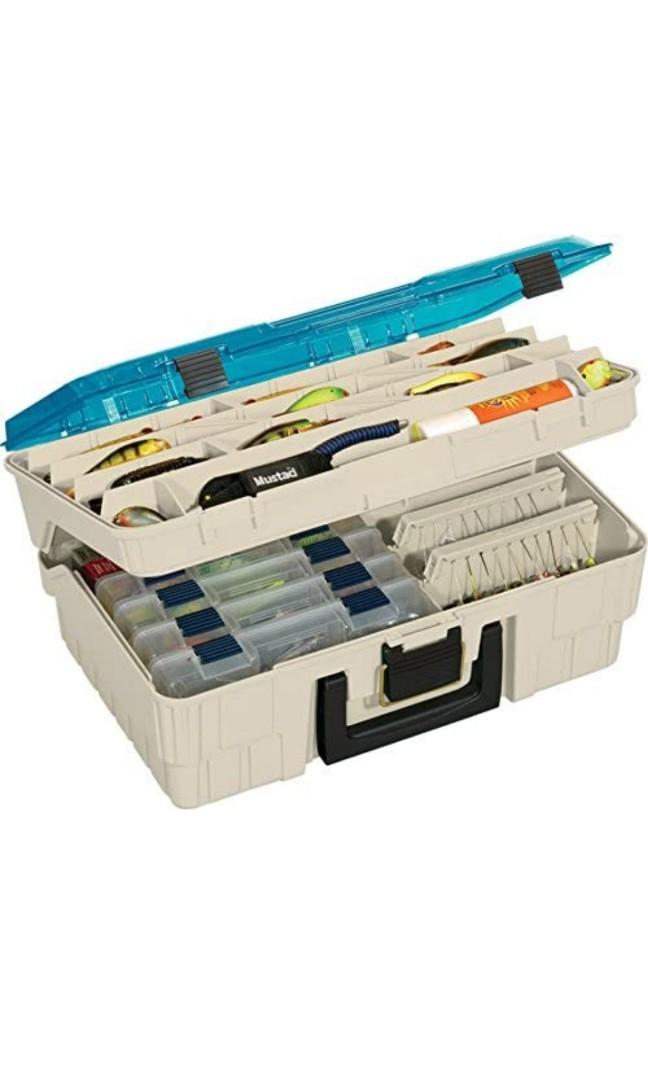 Plano Two Level Magnum 3500 Tackle Box, Beige, 1-(Pack), Sports ...