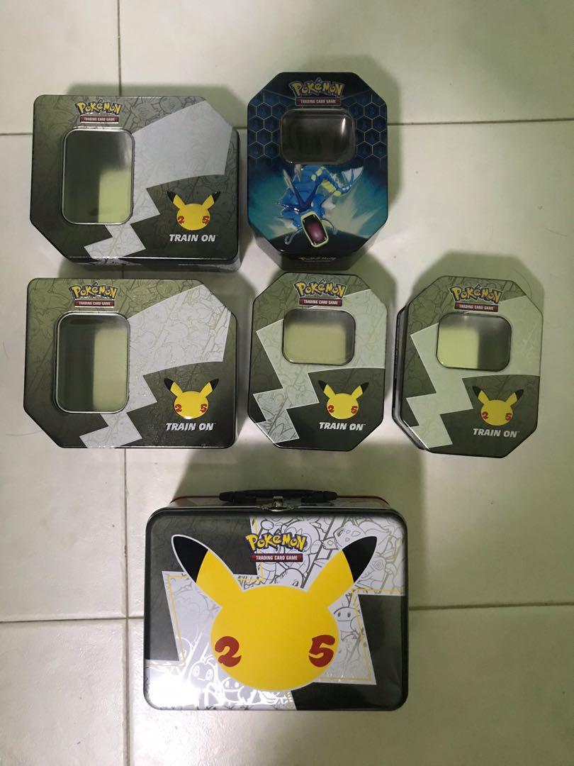 Pokemon TCG Empty Tins without Packs, Hobbies & Toys, Toys & Games on ...