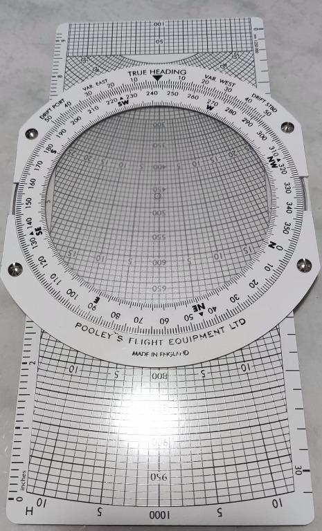 Pooleys CRP-5 Flight Computer, Square Protractor, Hobbies & Toys ...