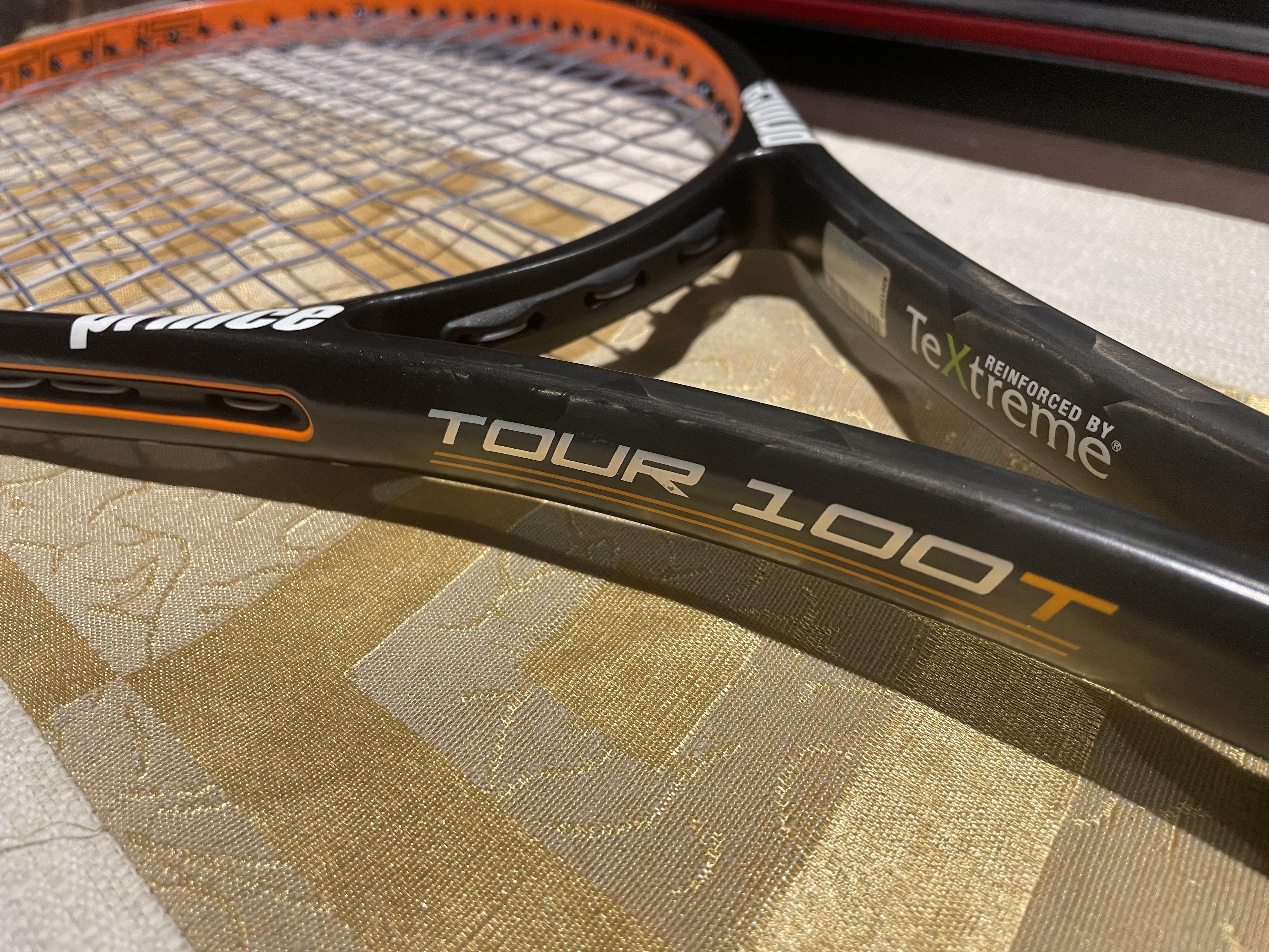 Prince Textreme 100T Tennis Racket, Sports Equipment, Sports & Games ...