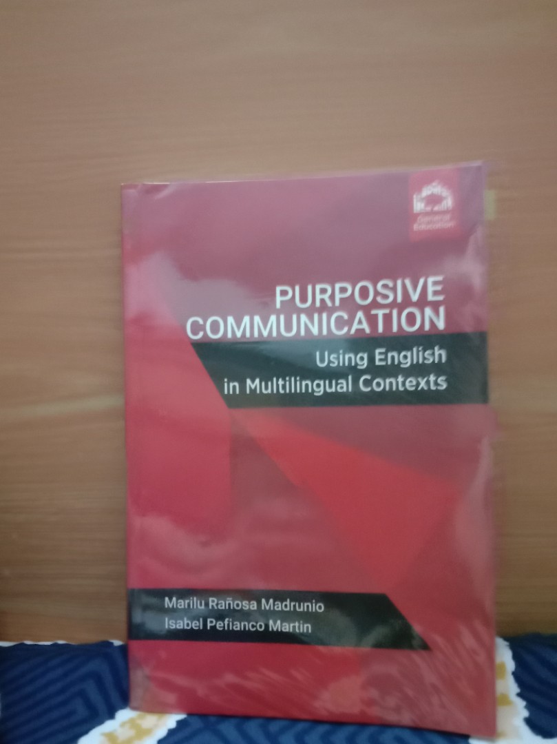 Purposive Communication Using English in Multilingual Contexts, Hobbies & Toys, Books ...