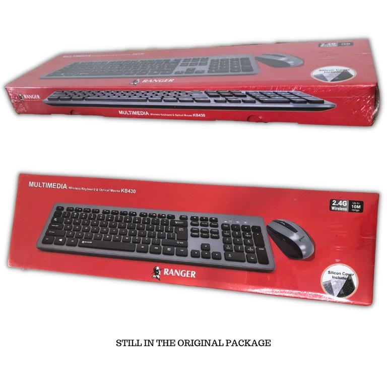 Ranger Wireless Keyboard KB430, with Optical Mouse, Computers & Tech ...