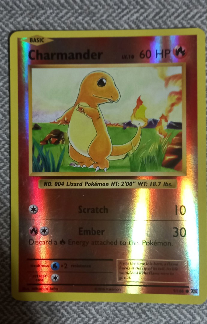 Reverse Holo Charmander, Hobbies & Toys, Toys & Games on Carousell