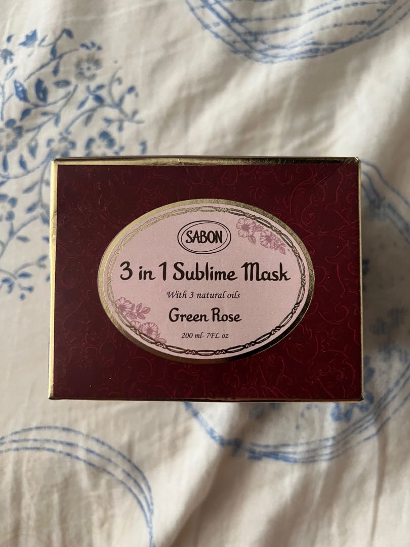 全新Sabon 3 in 1 sublime mask green rose, 美容＆化妝品, 健康及美容 - 頭髮護理 - Carousell