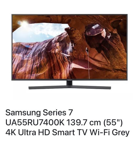 Samsung (series 7) 55inch 4K Ultra HD smart TV, TV & Home Appliances ...