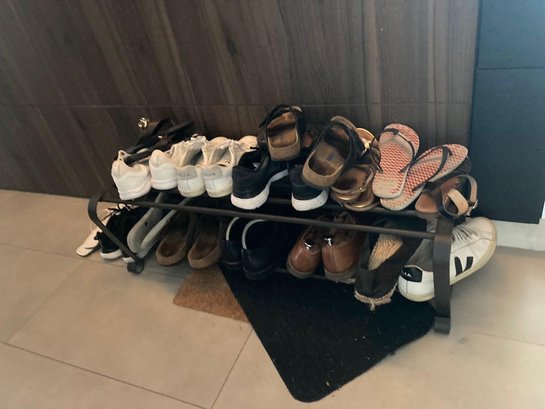 Shoe Rack black portis / ikea, Furniture & Home Living, Home ...